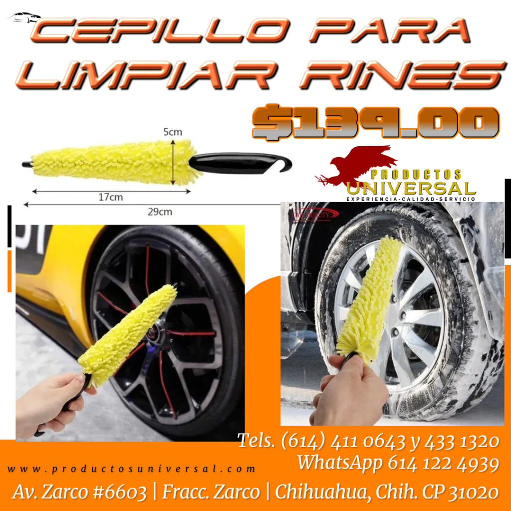 CEPILLO LIMPIADOR DE RINES - Productos de Limpieza en Chihuahua